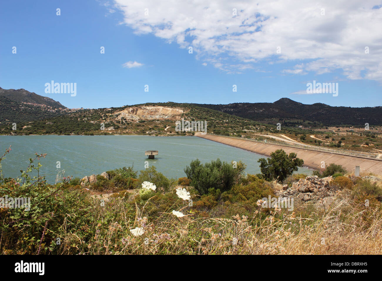 Lac de Codole (Codole Lake) reservoir, Northern Corsica, France Stock ...