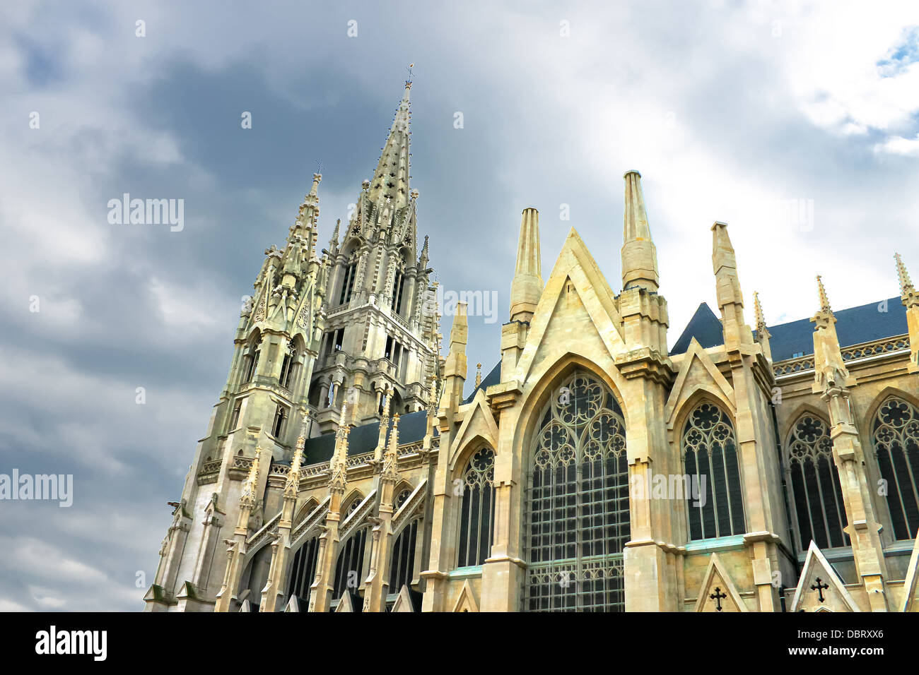 Castle tower in Brussels Stock Photo - Alamy