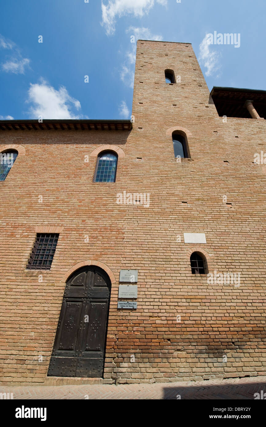 Italy, Tuscany, Certaldo, Boccaccio house Stock Photo - Alamy