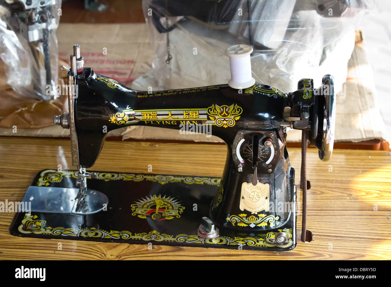 Still life antique sewing machine hi-res stock photography and images ...