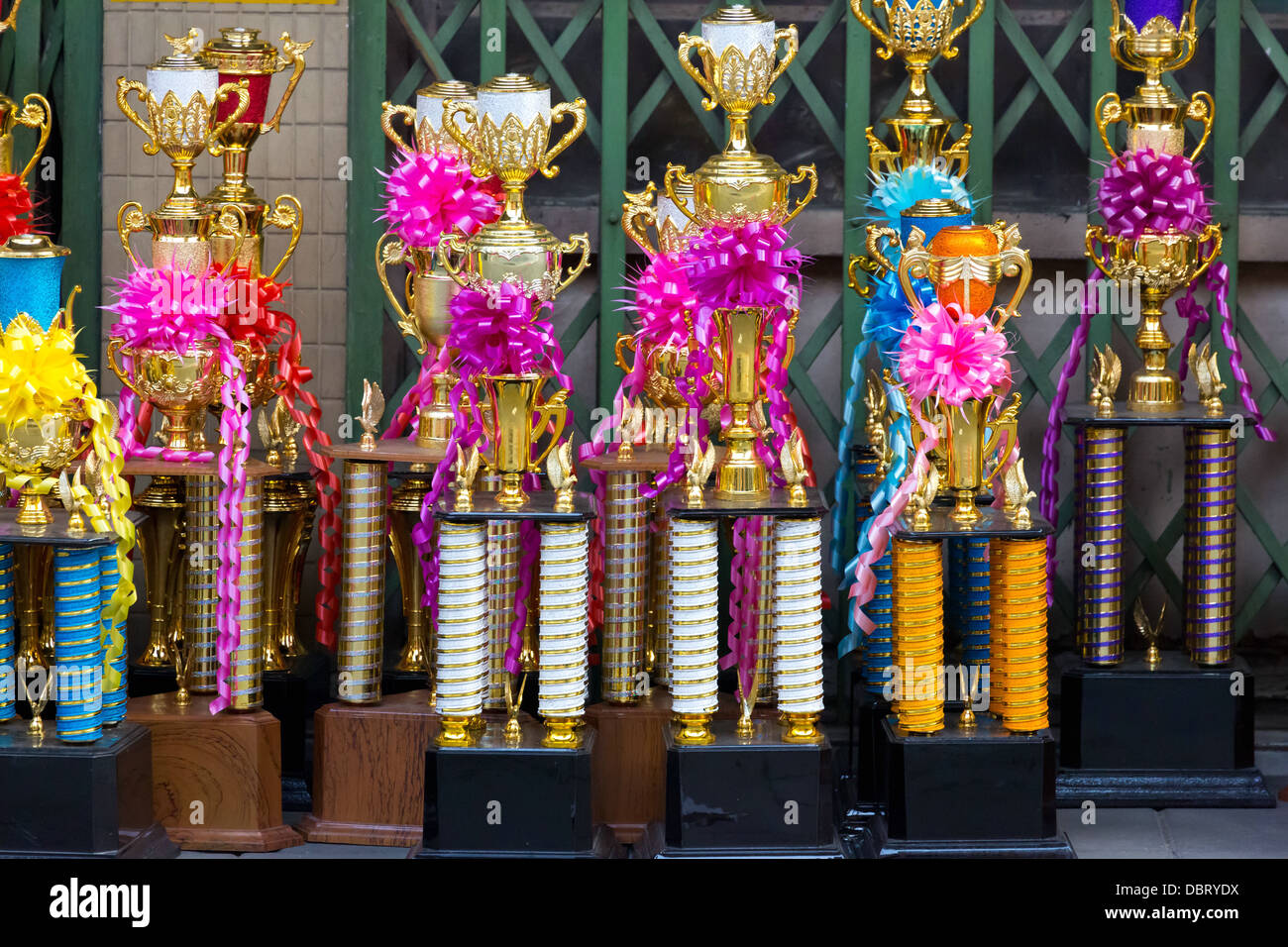 Sale of Decorative Trophies in Bangkok, Thailand Stock Photo - Alamy