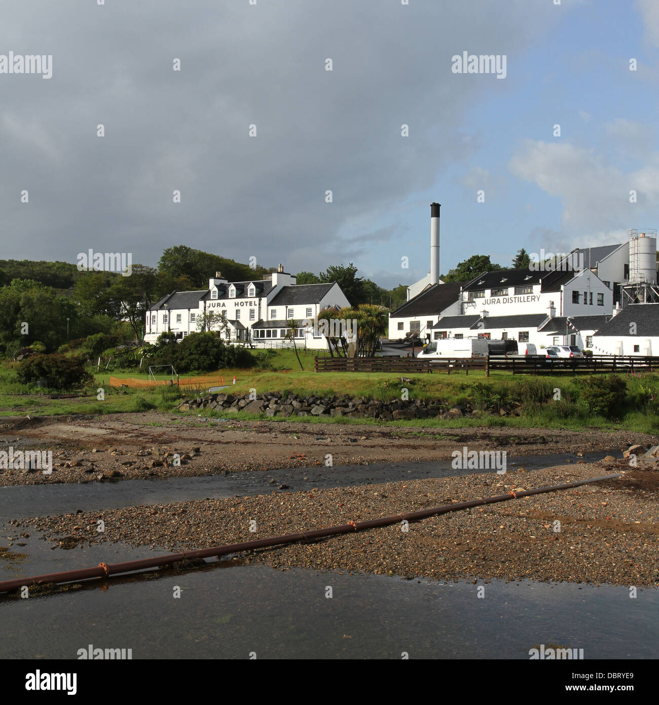 Jura distillery Craighouse Jura Scotland July 2013 Stock Photo - Alamy