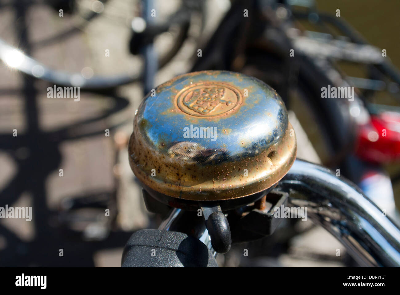 Old bike bell hi-res stock photography and images - Alamy
