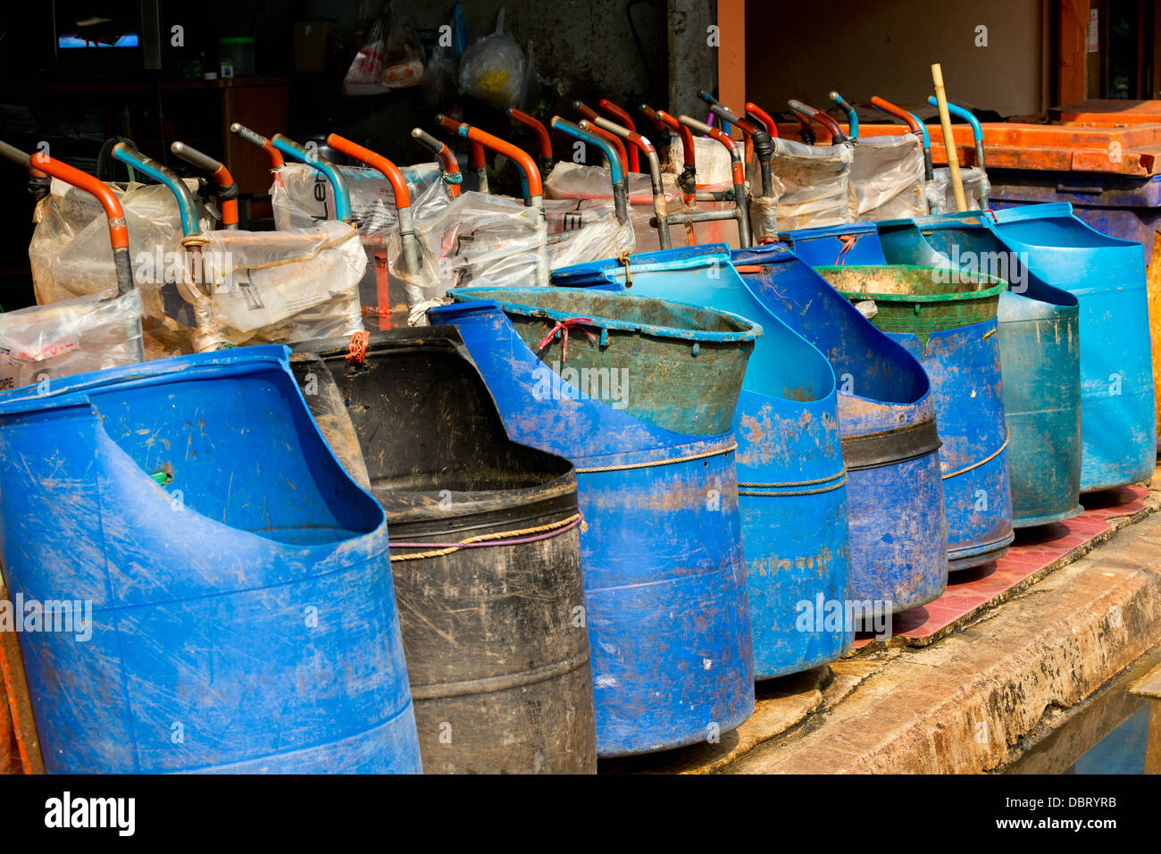 Container Row in Bangkok, Thailand Stock Photo - Alamy