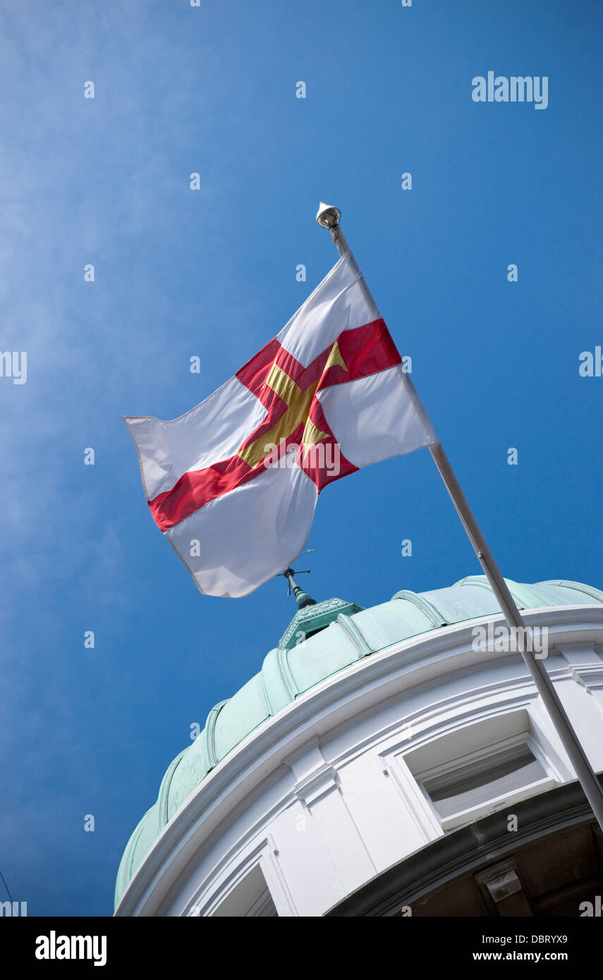 Jersey guernsey flag hi-res stock photography and images - Alamy