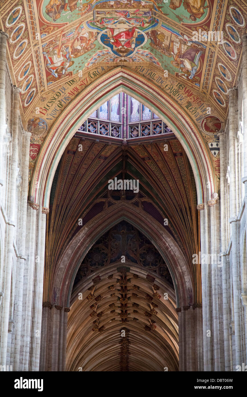 Ely cathedral nave ceiling hi-res stock photography and images - Alamy