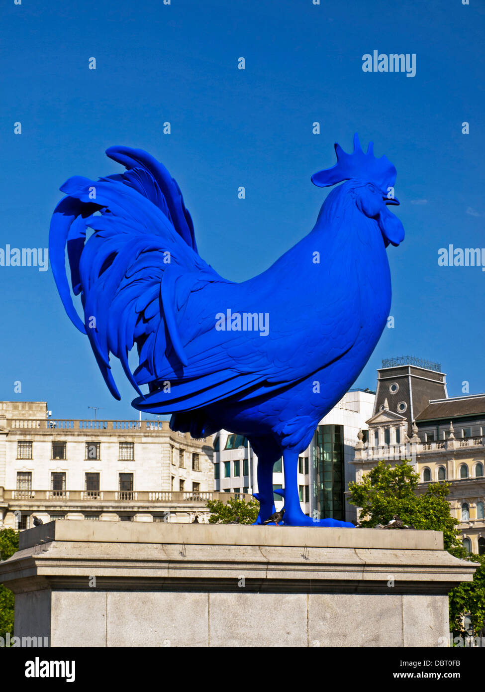 Detail of Hahn/Cock, a giant cockerel sculpture by German artist ...