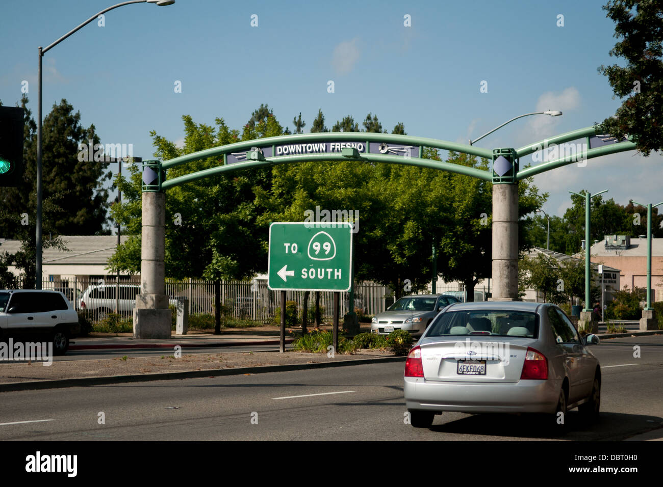 A sign announcing you're in Downtown Fresno on Van Ness blvd, Fresno CA ...