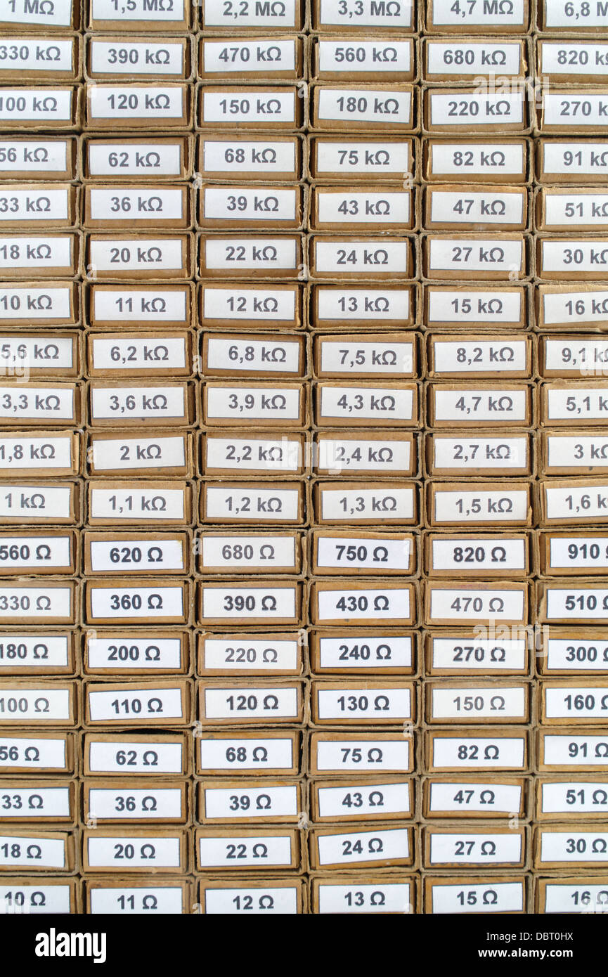 Electronic resistors hi-res stock photography and images - Alamy