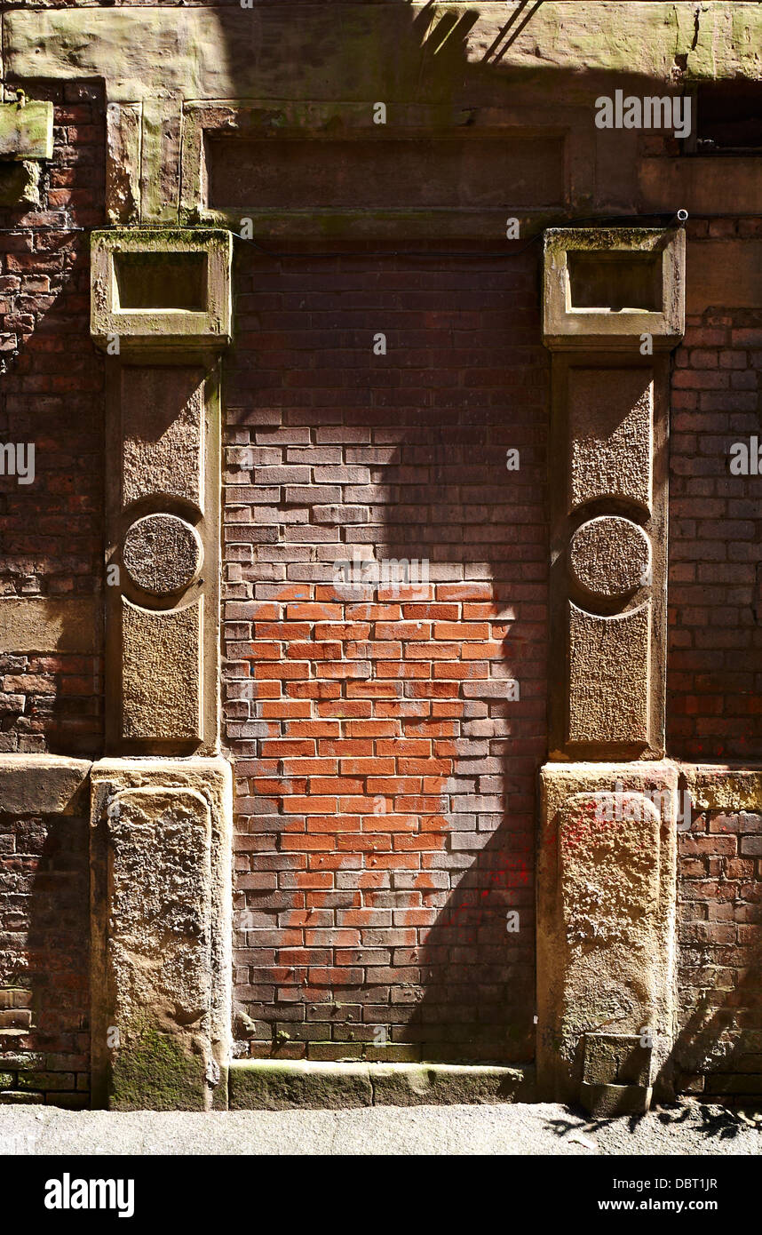 Architectural detail in Northern Quarter Manchester UK Stock Photo - Alamy