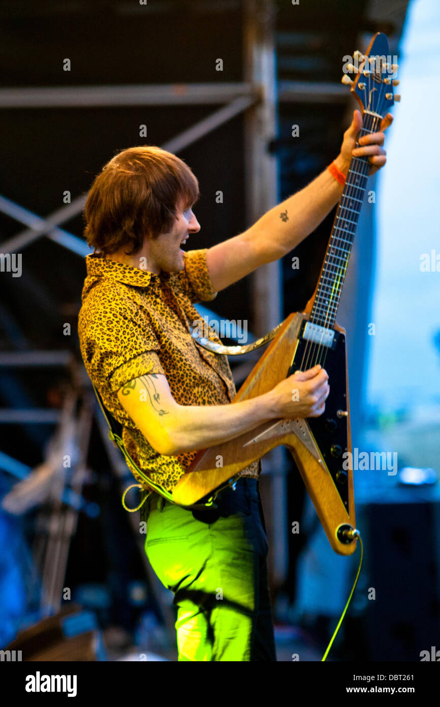 Y Not Festival, Matlock, Derbyshire, UK. 3rd August 2013. Tim Wheeler ...