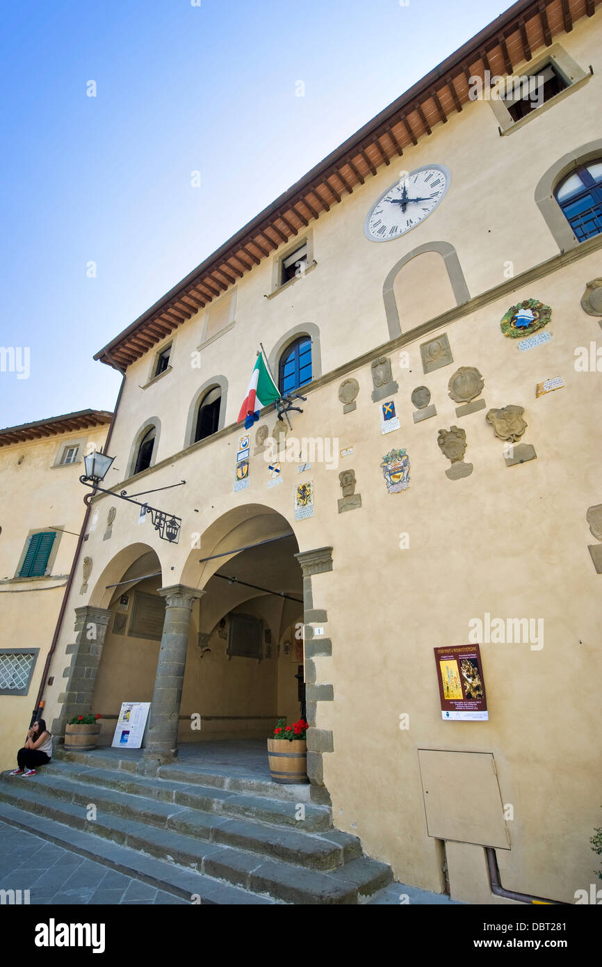 Italy, Tuscany, Radda in Chianti, old town Stock Photo - Alamy