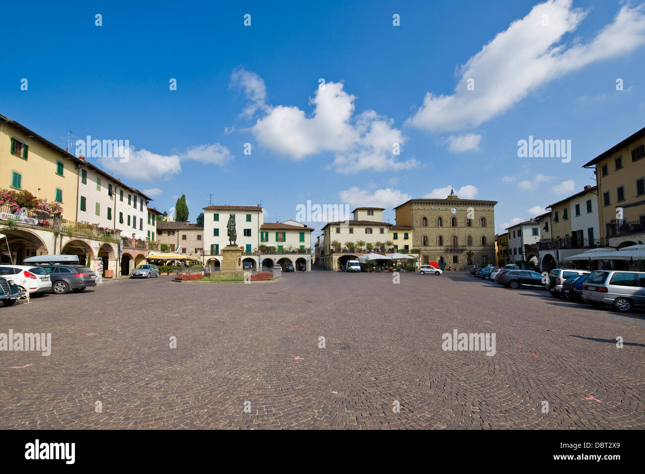 Town view greve in chianti hi-res stock photography and images - Alamy