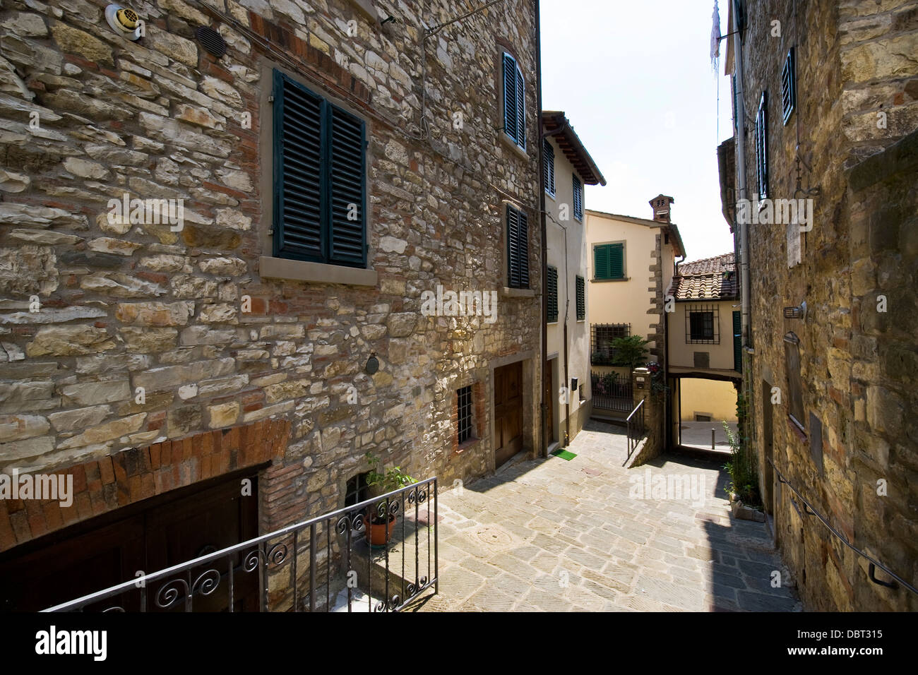 Italy, Tuscany, Radda in Chianti, old town Stock Photo - Alamy