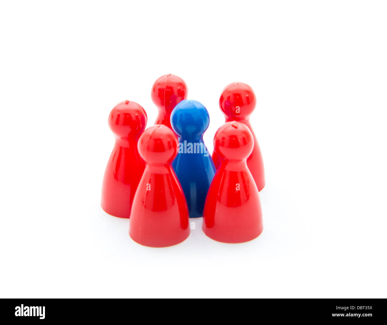 colorful play figures isolated on white background Stock Photo - Alamy