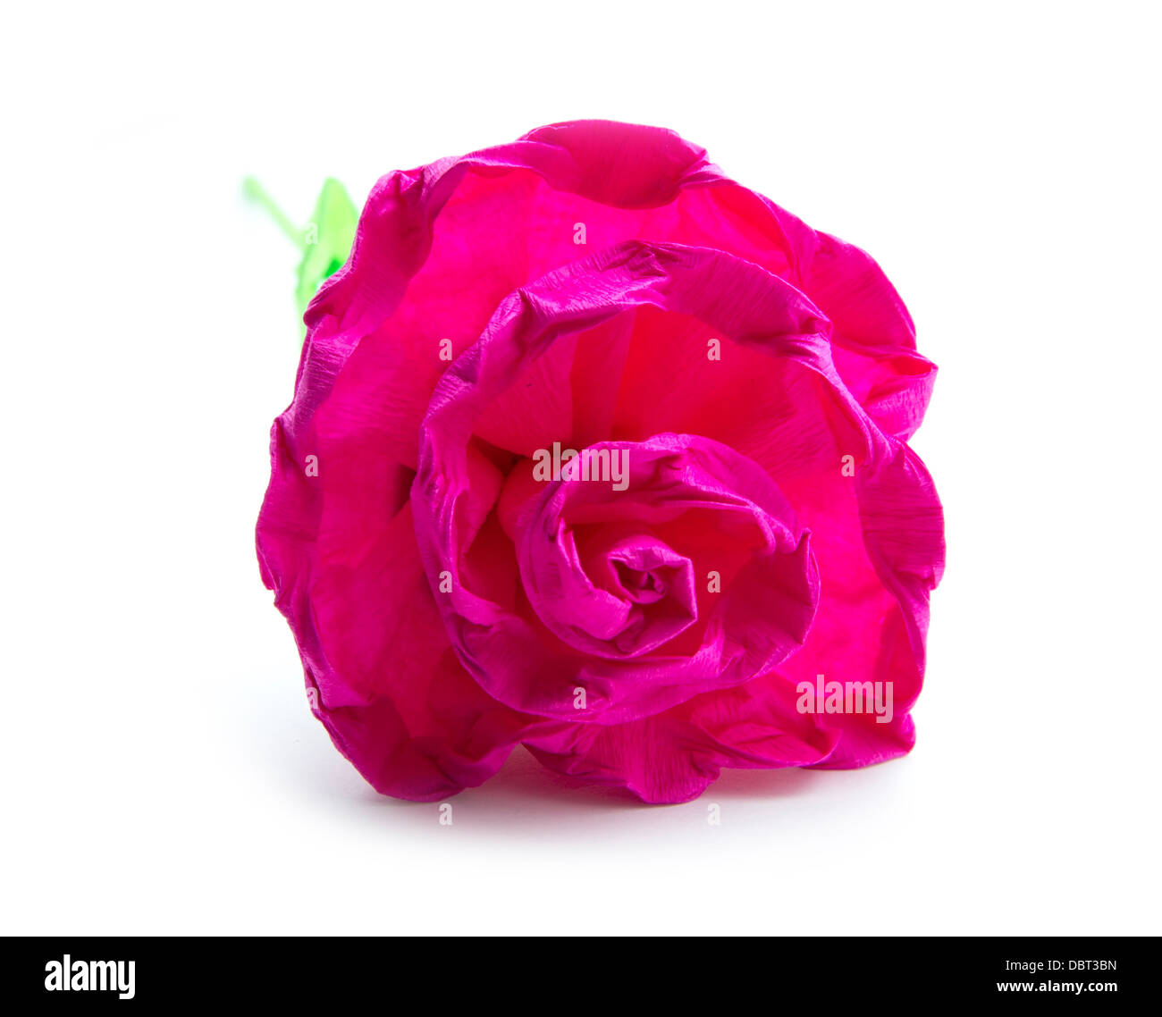 beautiful paper flower isolated on white background Stock Photo - Alamy