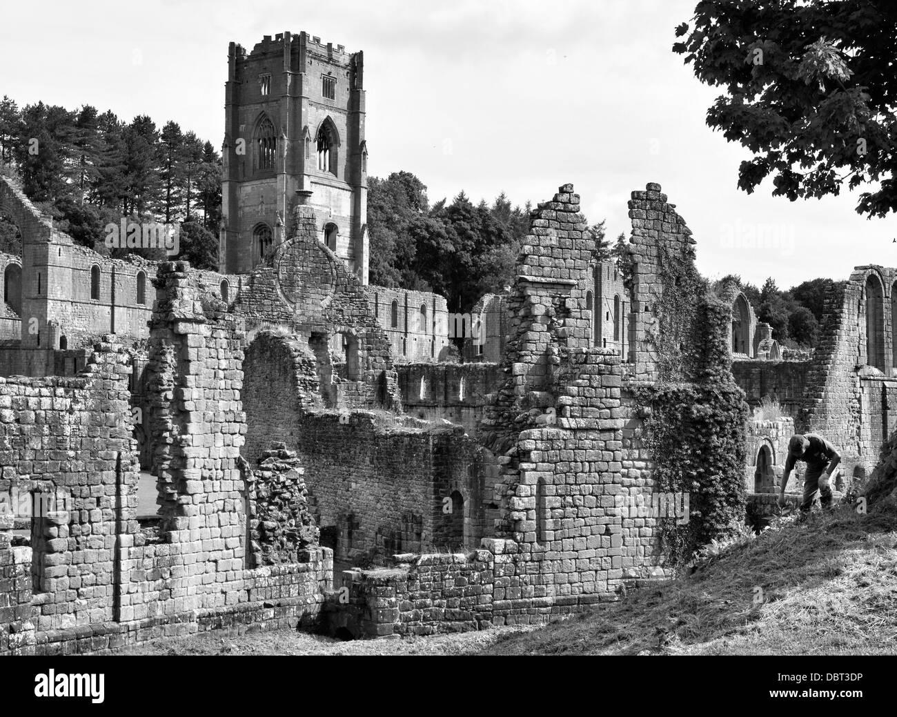 Fountains abbey historic building hi-res stock photography and images ...