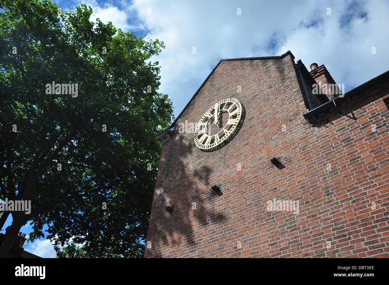 The clock at the corner of Stafford Street and Friar Gate, Derby UK ...