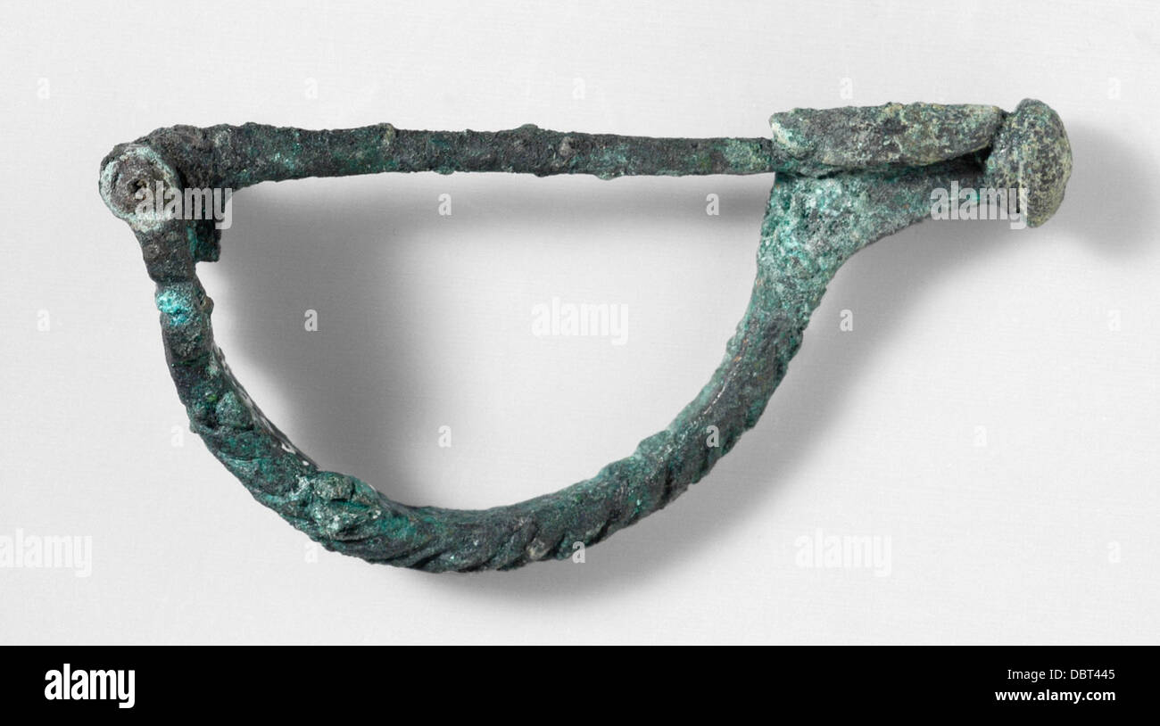 Fibula with Twisted Decoration M.80.203.82 Stock Photo - Alamy
