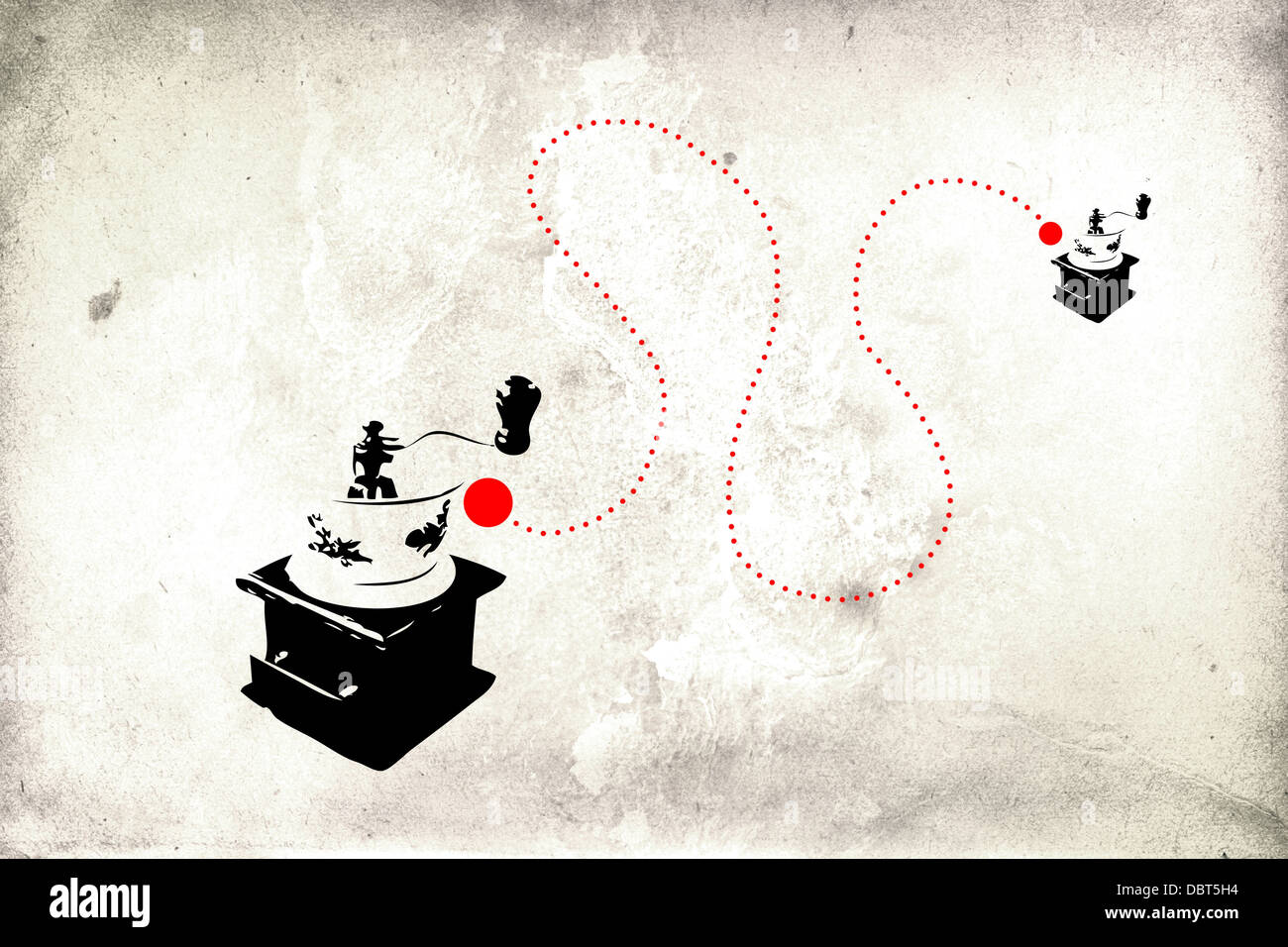 mural fun art design idea wall Stock Photo - Alamy