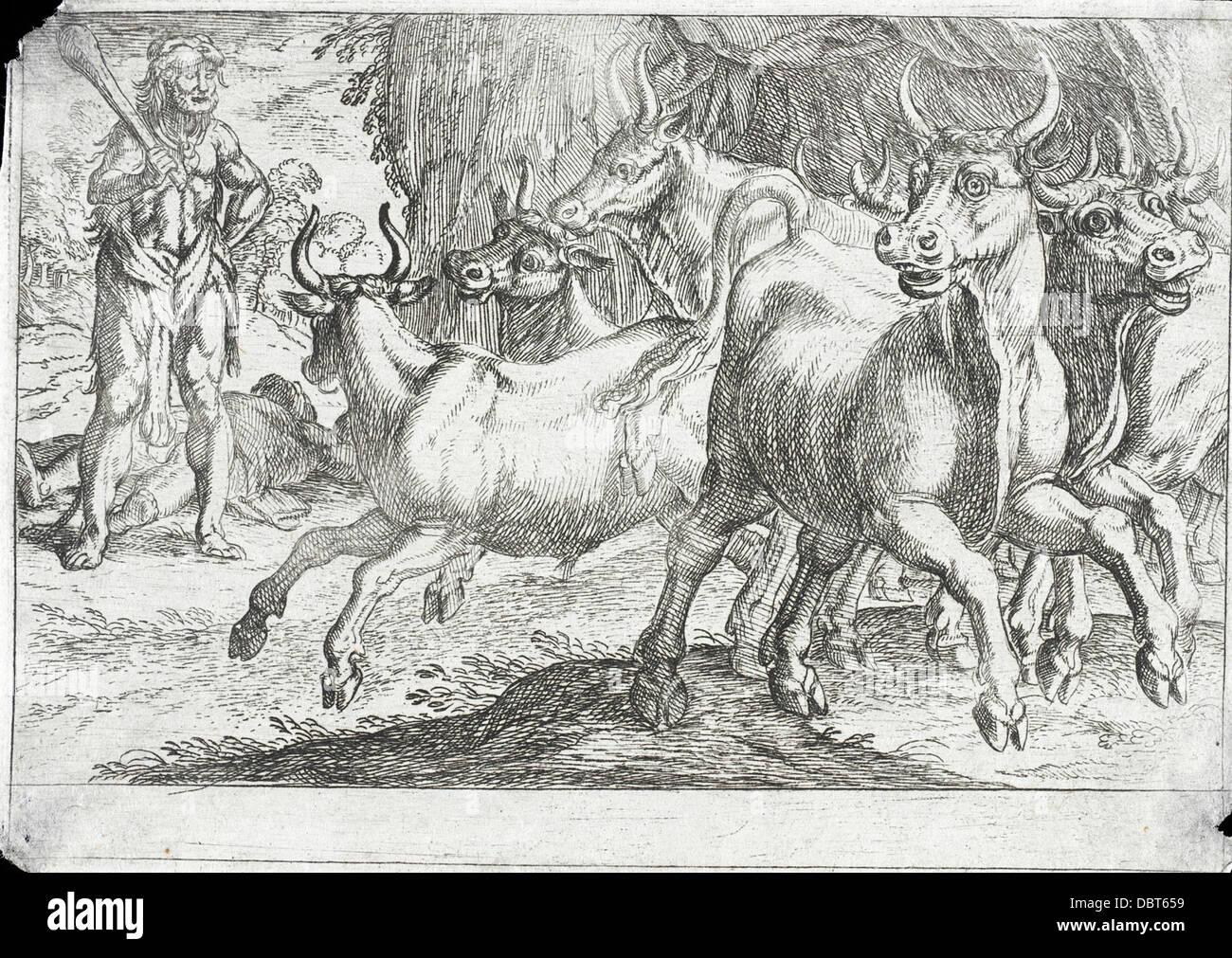 Hercules and the Oxen of Geryones 65.37.15 Stock Photo - Alamy