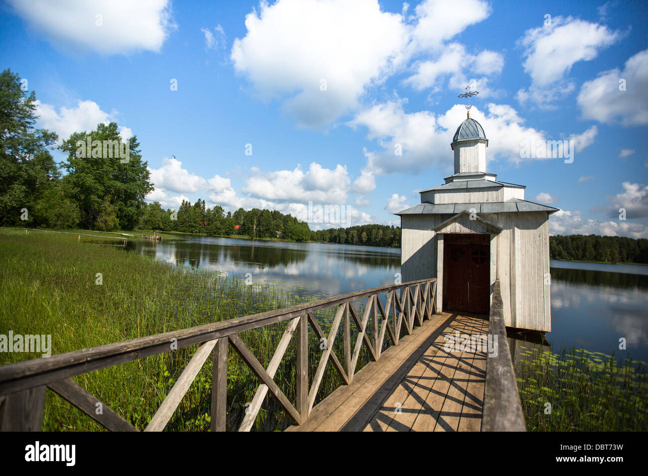 Intercession monastery of Tervenichi (orthodox), Russia Stock Photo - Alamy