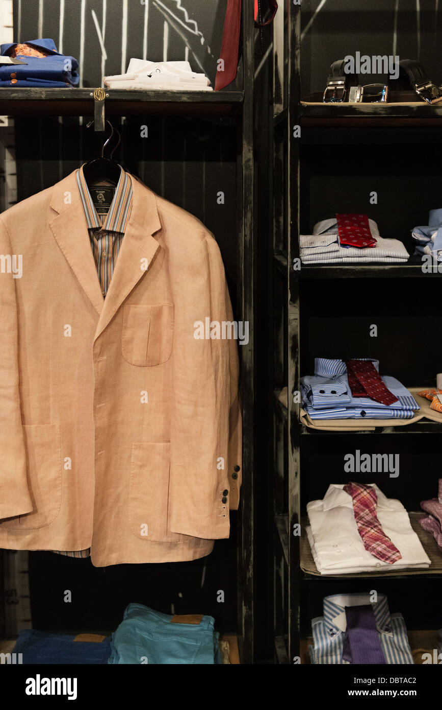 Stitched mens clothing store cosmopolitan hi-res stock photography and ...
