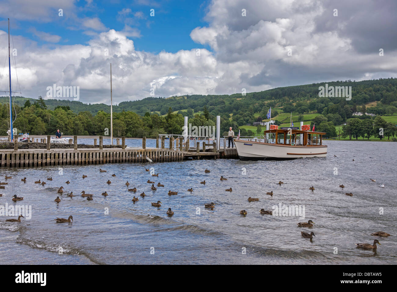Coniston Lake, Cumbria North West England.Lake District Stock Photo - Alamy