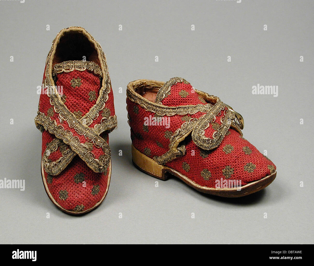 Pair of Child's Shoes M.67.8.170a-b Stock Photo - Alamy