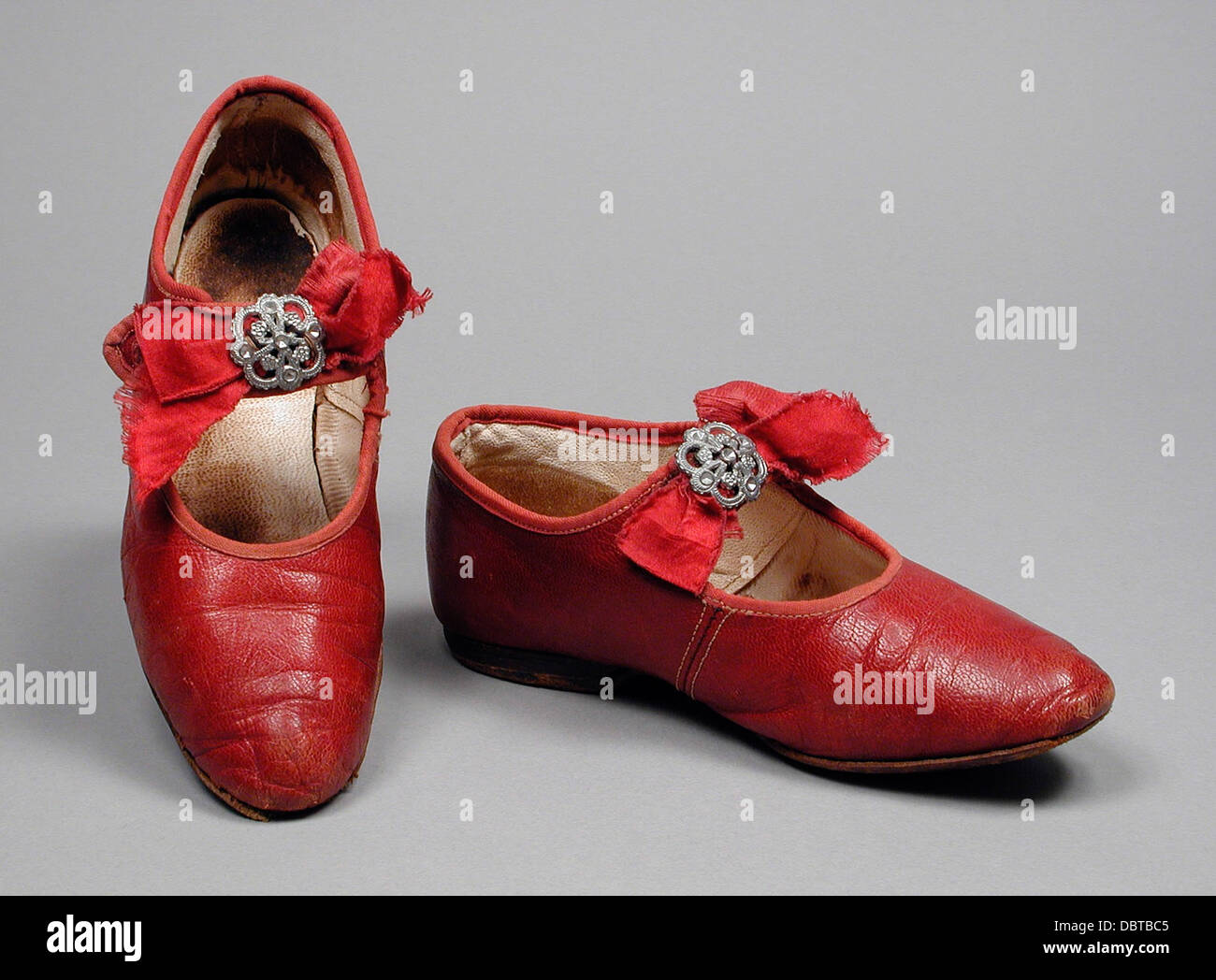 Pair of Girl's Bar Slippers M.84.88a-b Stock Photo - Alamy