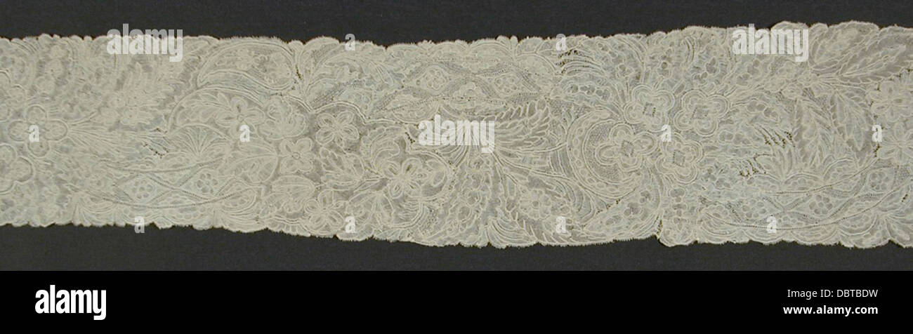 Pair of Lace Lappets M.64.80.3a-b (4 of 4 Stock Photo - Alamy