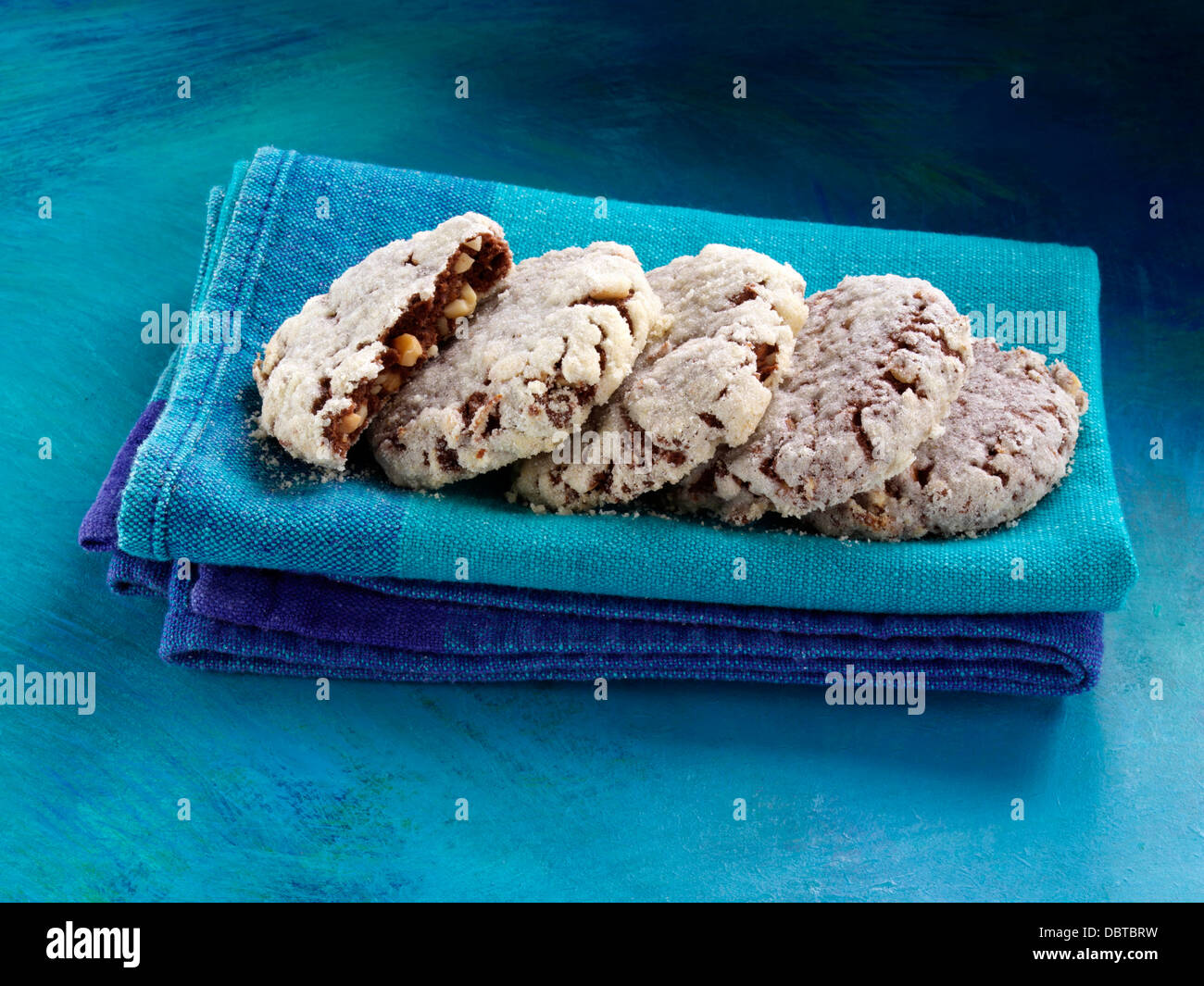 Round mole cornmeal cookies hi-res stock photography and images - Alamy