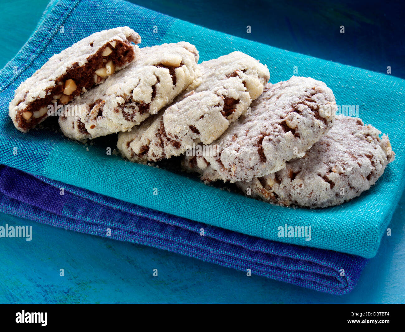 Round mole cornmeal cookies hi-res stock photography and images - Alamy