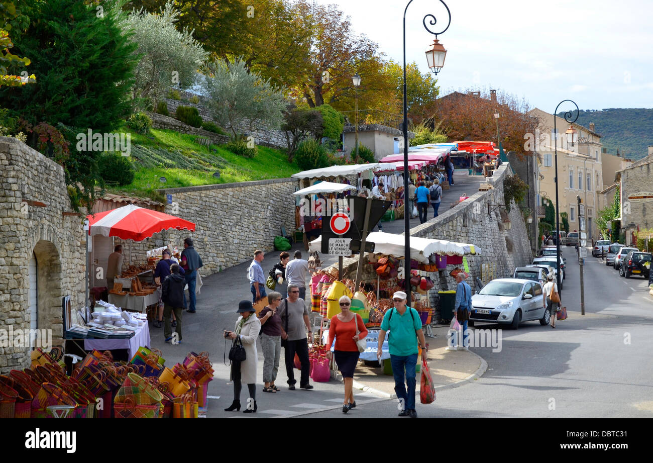 Bonnieux market france hi-res stock photography and images - Alamy