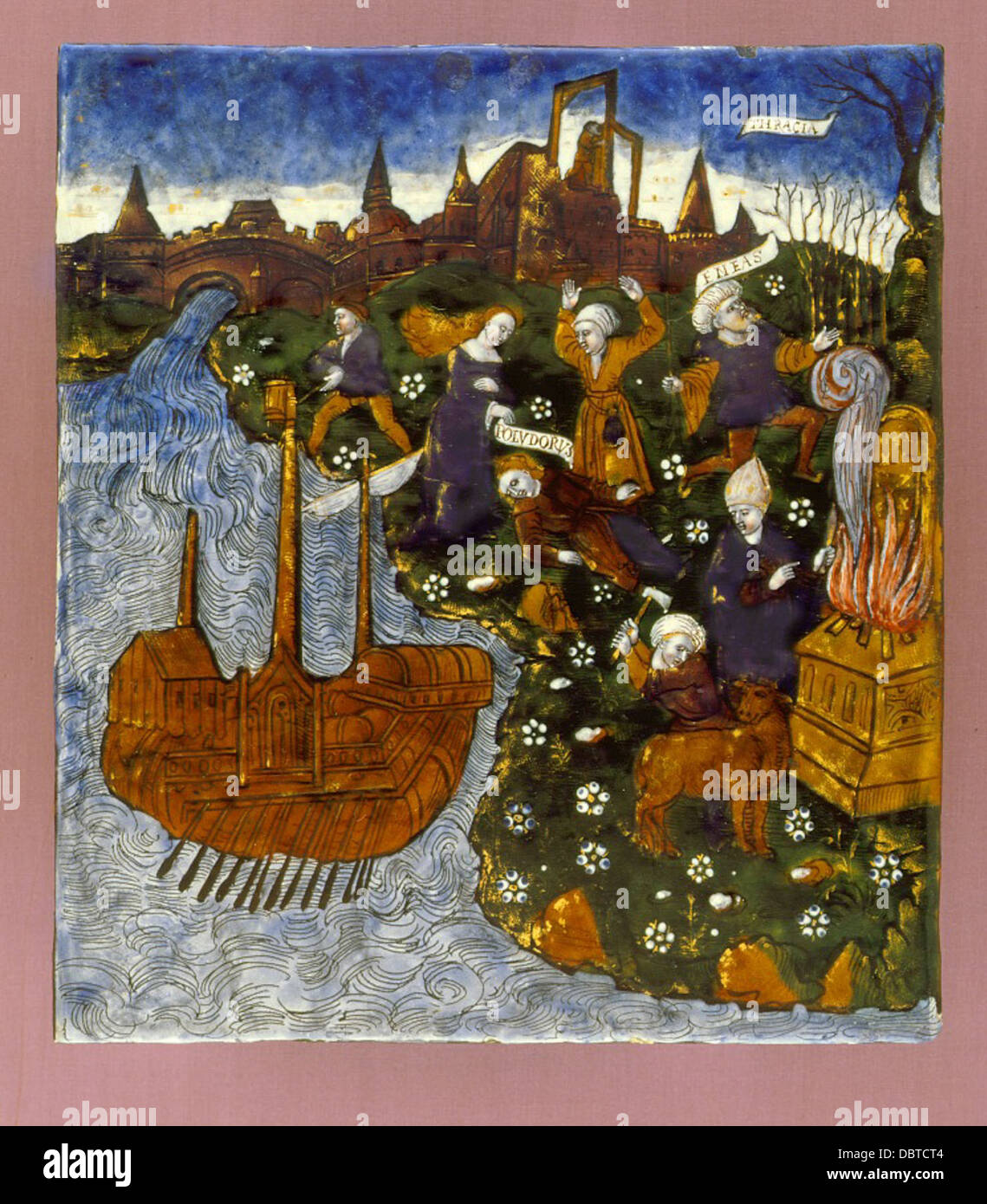 Plaque with Scene of the Discovery of the Murder of Polydorus 51.13.1 ...