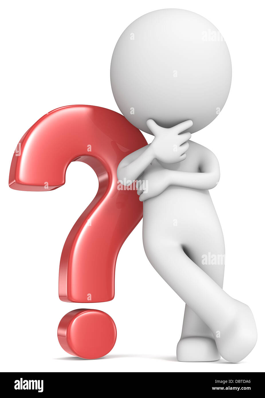 Doubt question sign uncertain Cut Out Stock Images & Pictures - Alamy