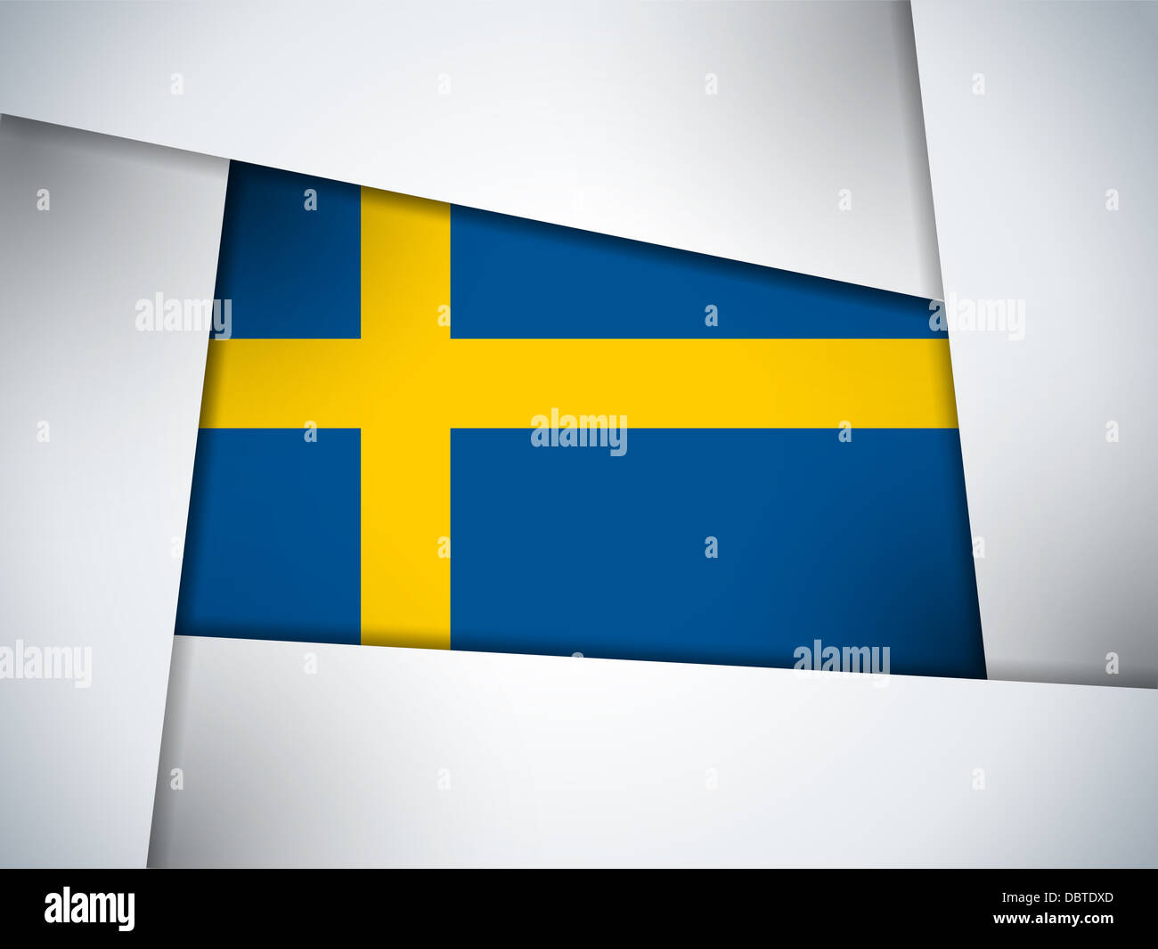 Vector - Sweden Country Flag Geometric Background Stock Photo - Alamy
