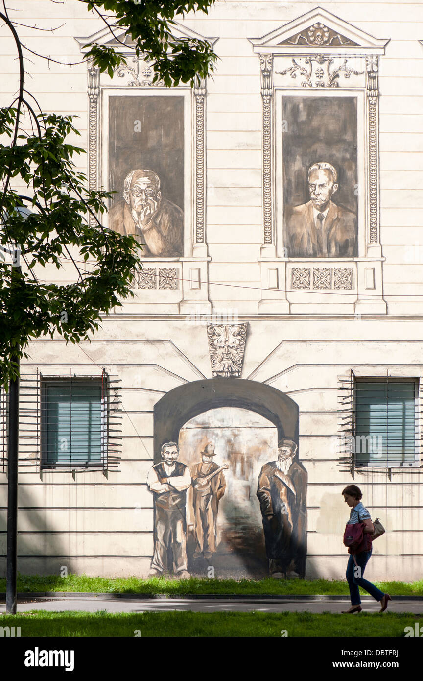 Lodz mural hi-res stock photography and images - Alamy