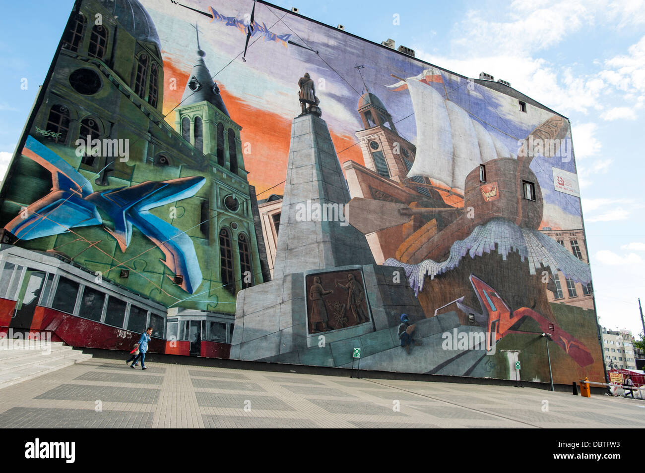 Lodz graffiti hi-res stock photography and images - Alamy