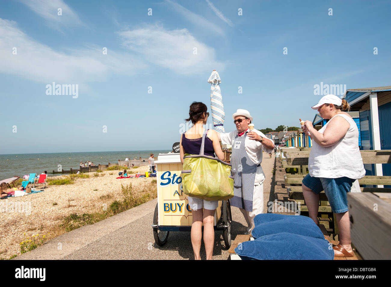 Whitstable coast sea seafront seaside Stock Photo - Alamy