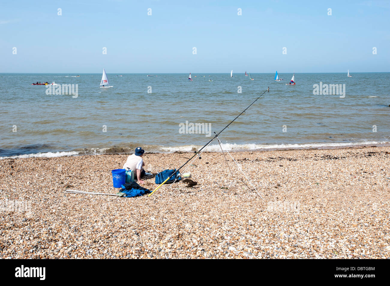Whitstable coast sea seafront seaside Stock Photo - Alamy