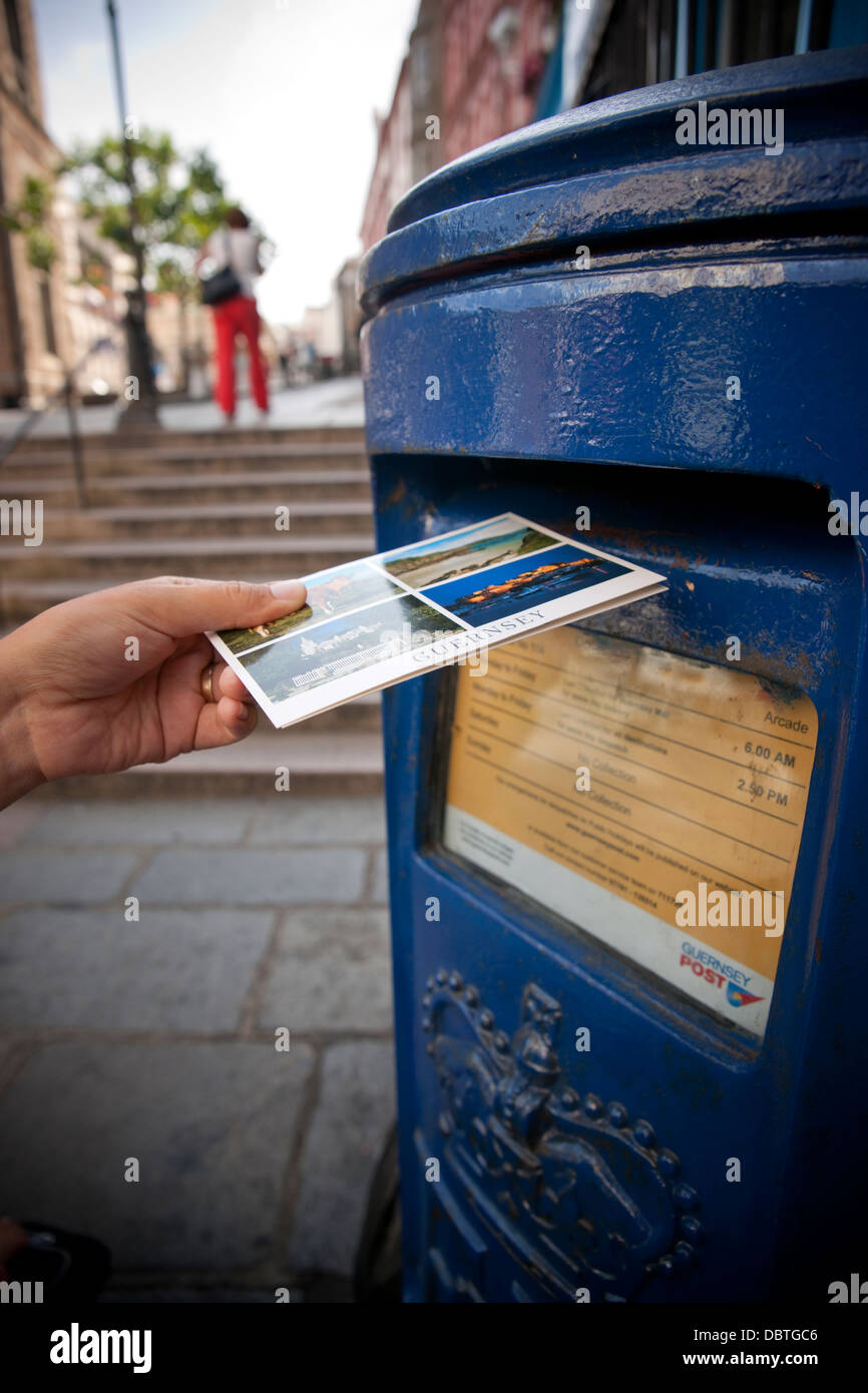 Guernsey Post Box High Resolution Stock Photography and Images - Alamy