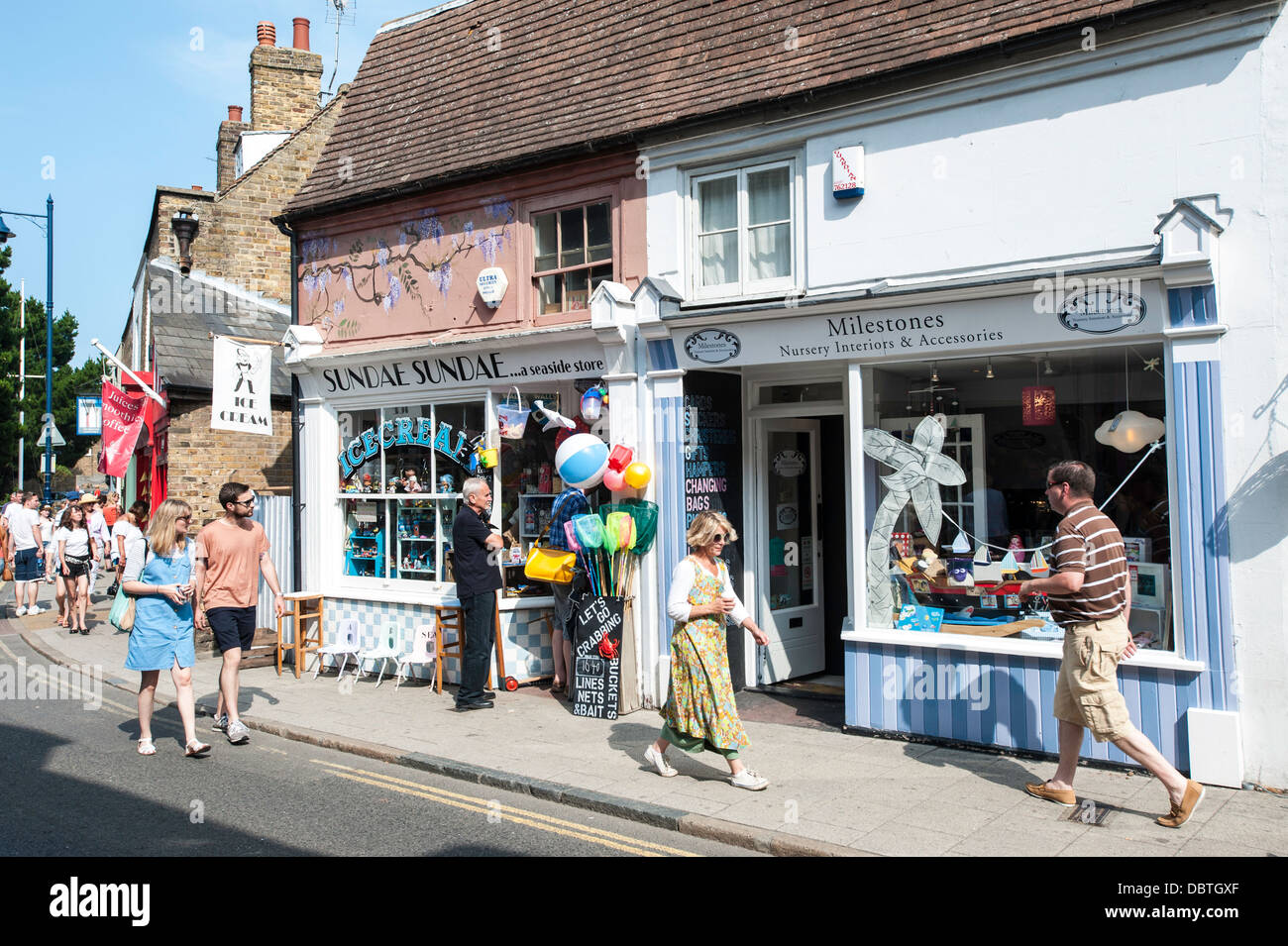 Whitstable coast sea seafront seaside Stock Photo - Alamy