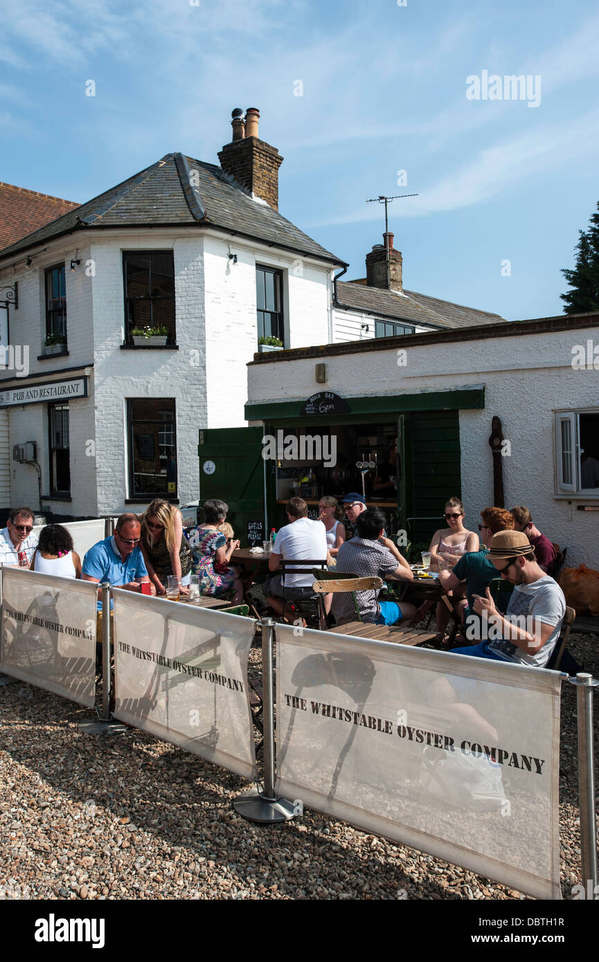 Whitstable coast sea seafront seaside Stock Photo - Alamy