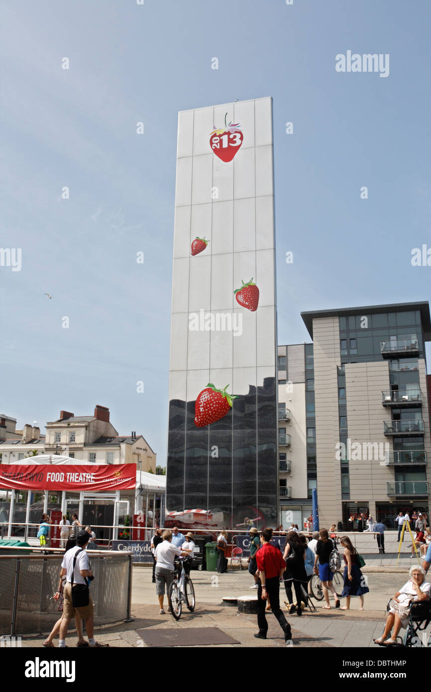 Cardiff Bay Food and Drink Summer Festival, Wales Stock Photo - Alamy