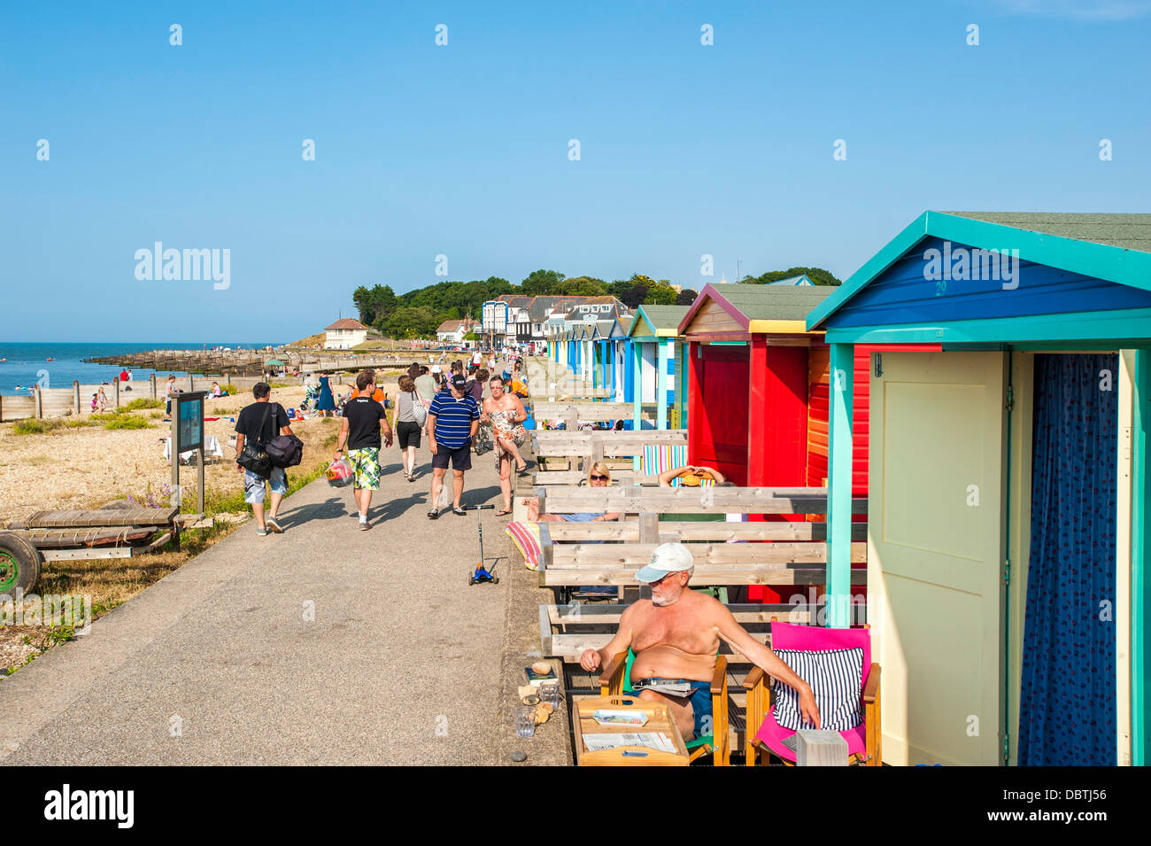 Whitstable coast sea seafront seaside Stock Photo - Alamy