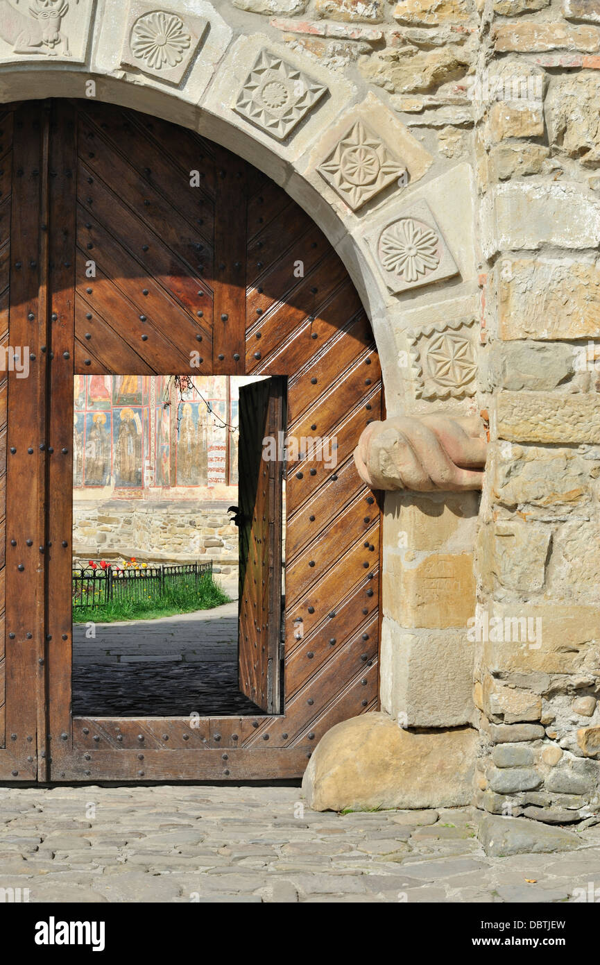 Monastery gate hi-res stock photography and images - Alamy