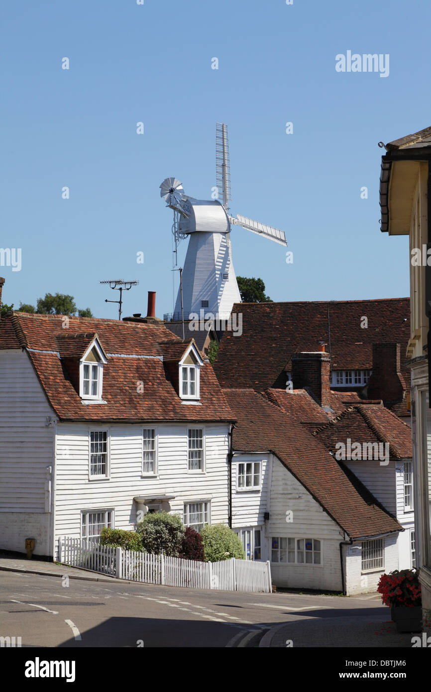 Cranbrook Windmill Kent England UK Stock Photo - Alamy
