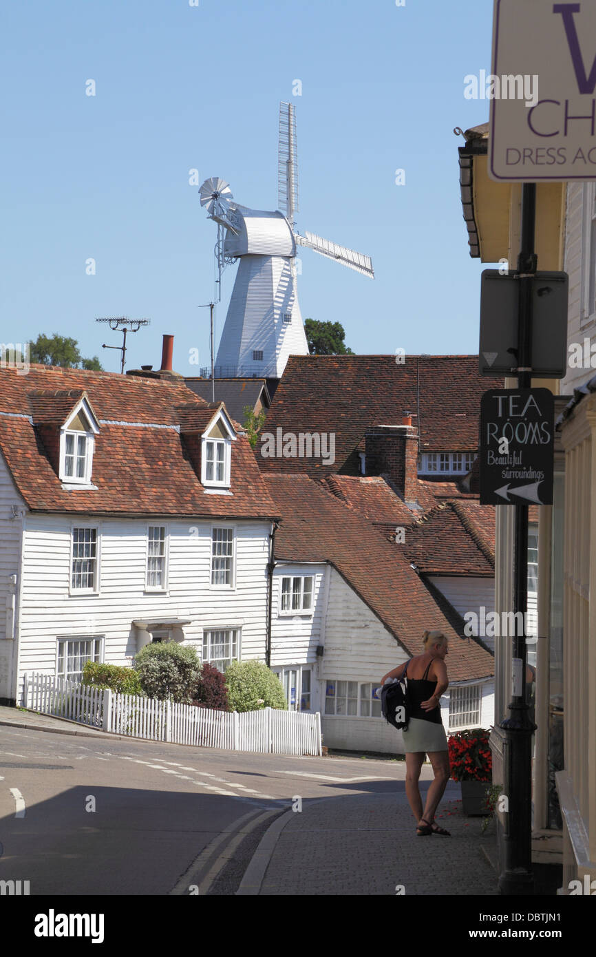 Cranbrook Windmill Kent England UK Stock Photo - Alamy