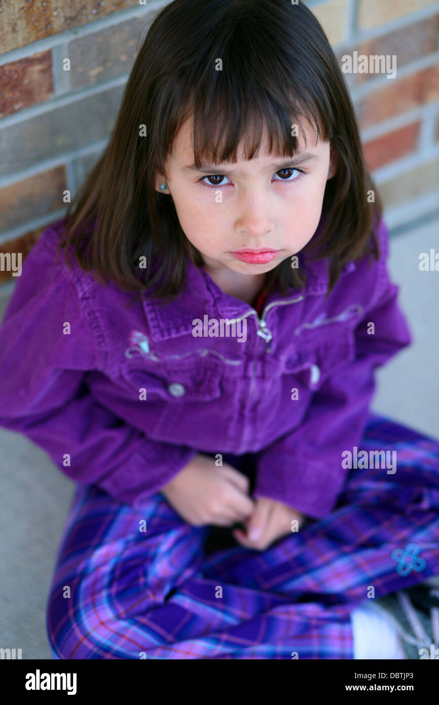 Face Brunette Pout Pouting Stock Photos & Face Brunette Pout Pouting ...